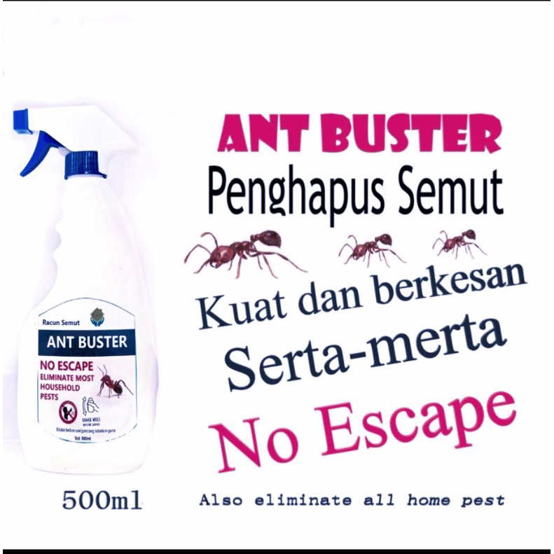 Ant Buster Spray 500ml/ Semburan Penghapus Semut 500ml.Bertindak cepat ...