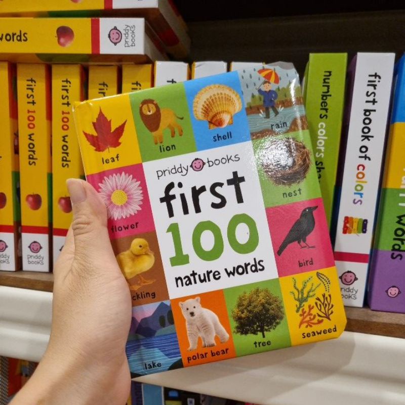 First 100 words Priddy books board book | Shopee Malaysia