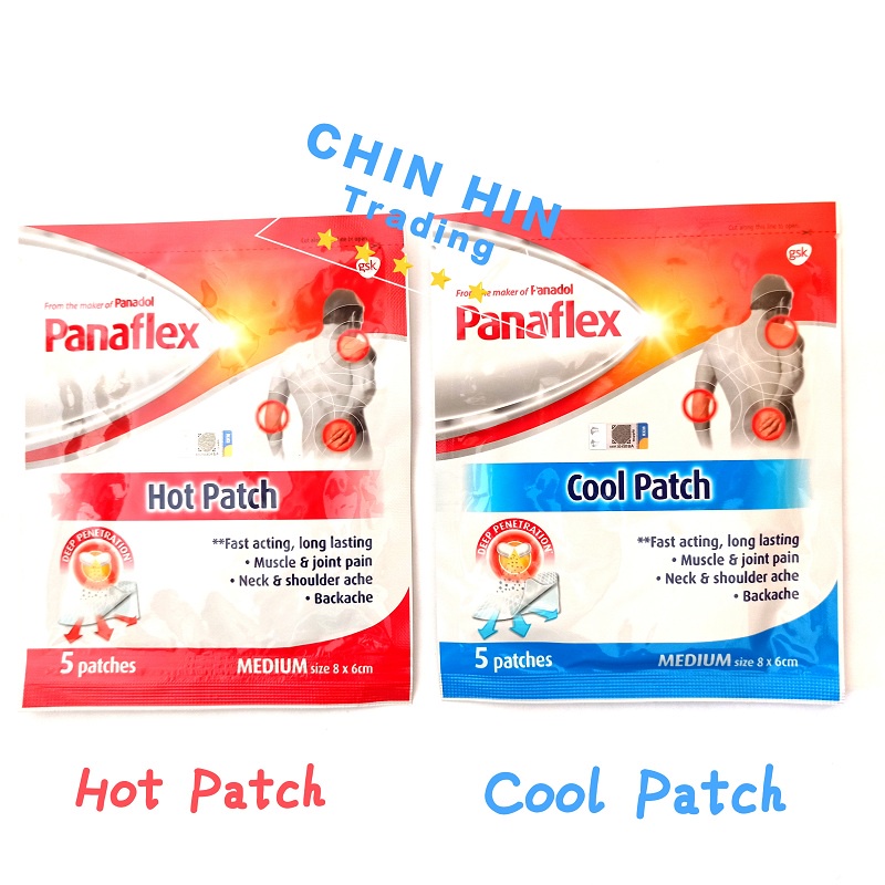 [PANADOL] Panaflex Hot Patch & Cool Patch ( 5 patches per pack ...