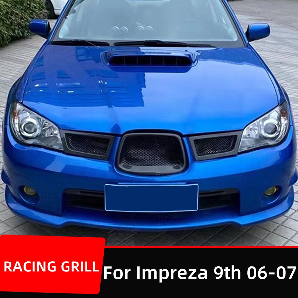 For Subaru Impreza 9th 2006 2007 WRX STI Front Bumper Lower Mesh Grill ...