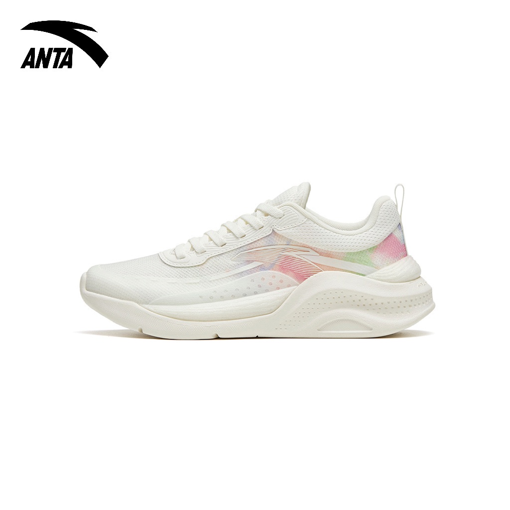 ANTA Women A-EBUFFER Cross-Training Shoes-Ivory White (Kasut Sukan) | Shopee Malaysia