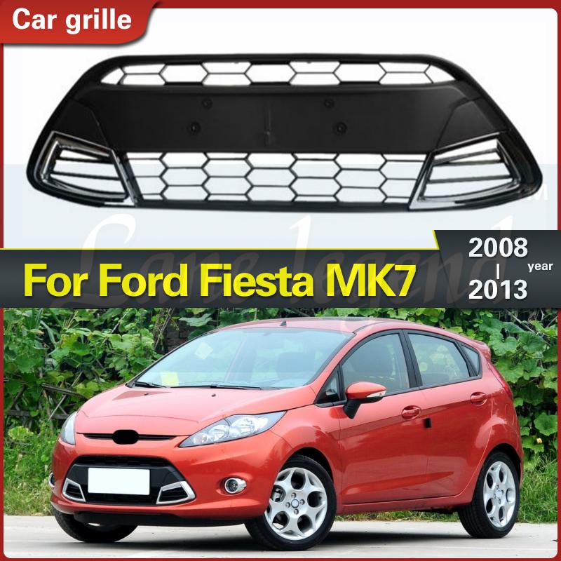 For Ford Fiesta MK7 Auto Front Bumper Lower Centre Grille Mesh Panel ...