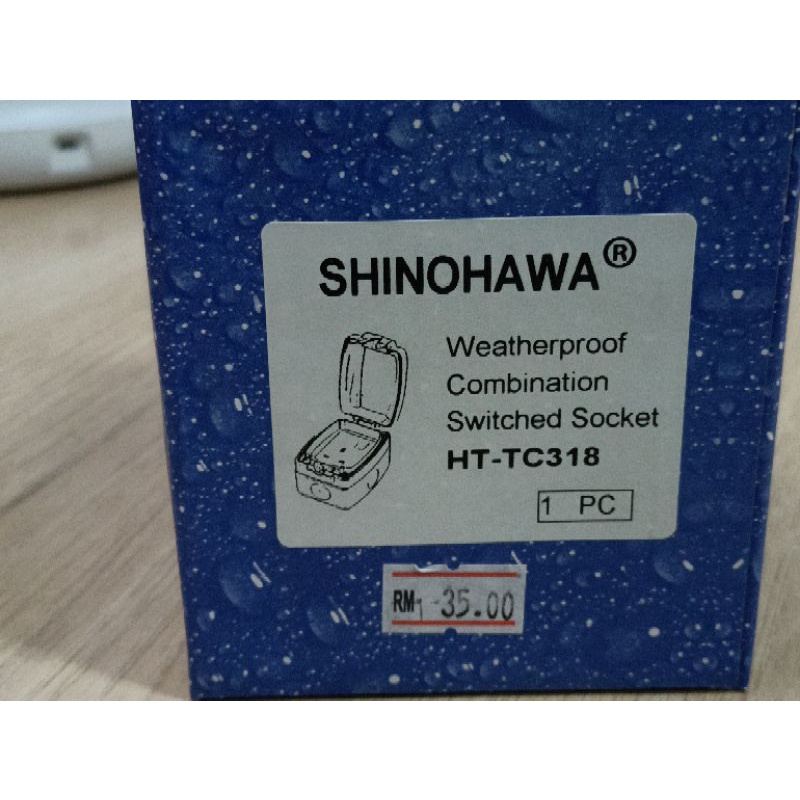 SHINOHAWA weatherproof combination switched socket | Shopee Malaysia