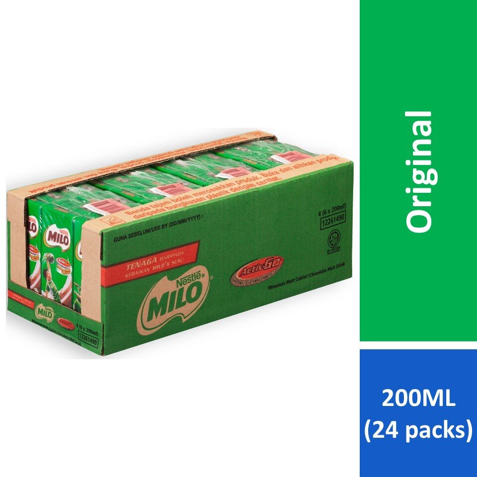 Nestle Milo UHT 1 Carton (24 x 200ml) | Shopee Malaysia