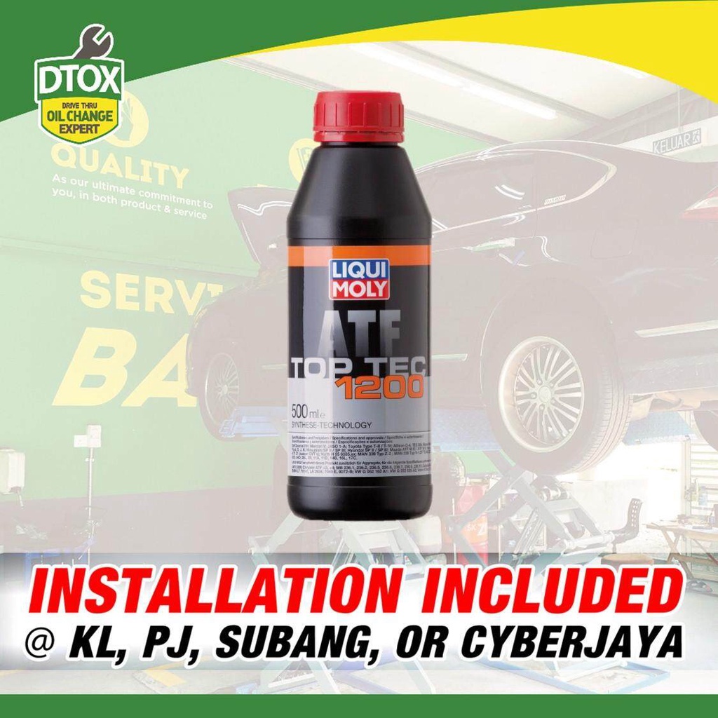 [Installation Provided] Liqui Moly ATF Replacement Service using Liqui ...
