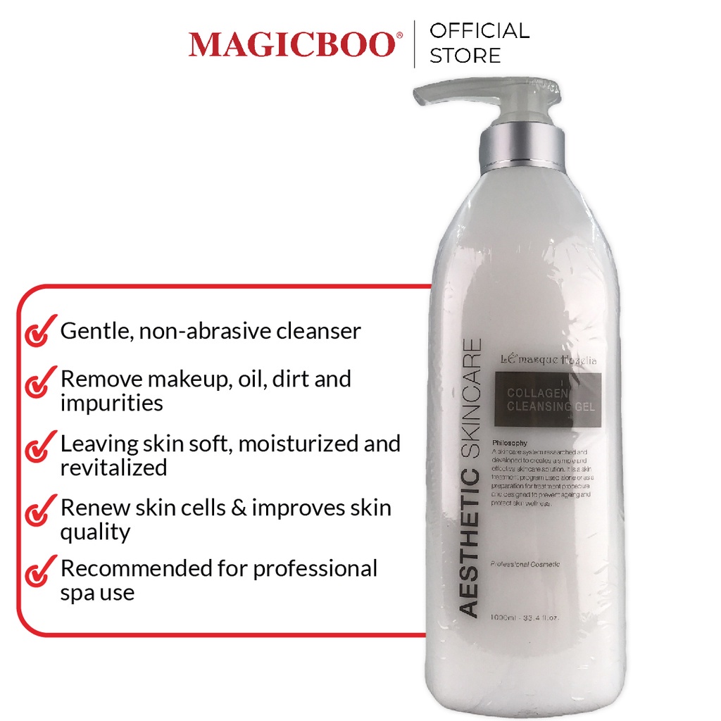 Magicboo Lemasque Collagen Cleansing Gel-1000ml | Shopee Malaysia
