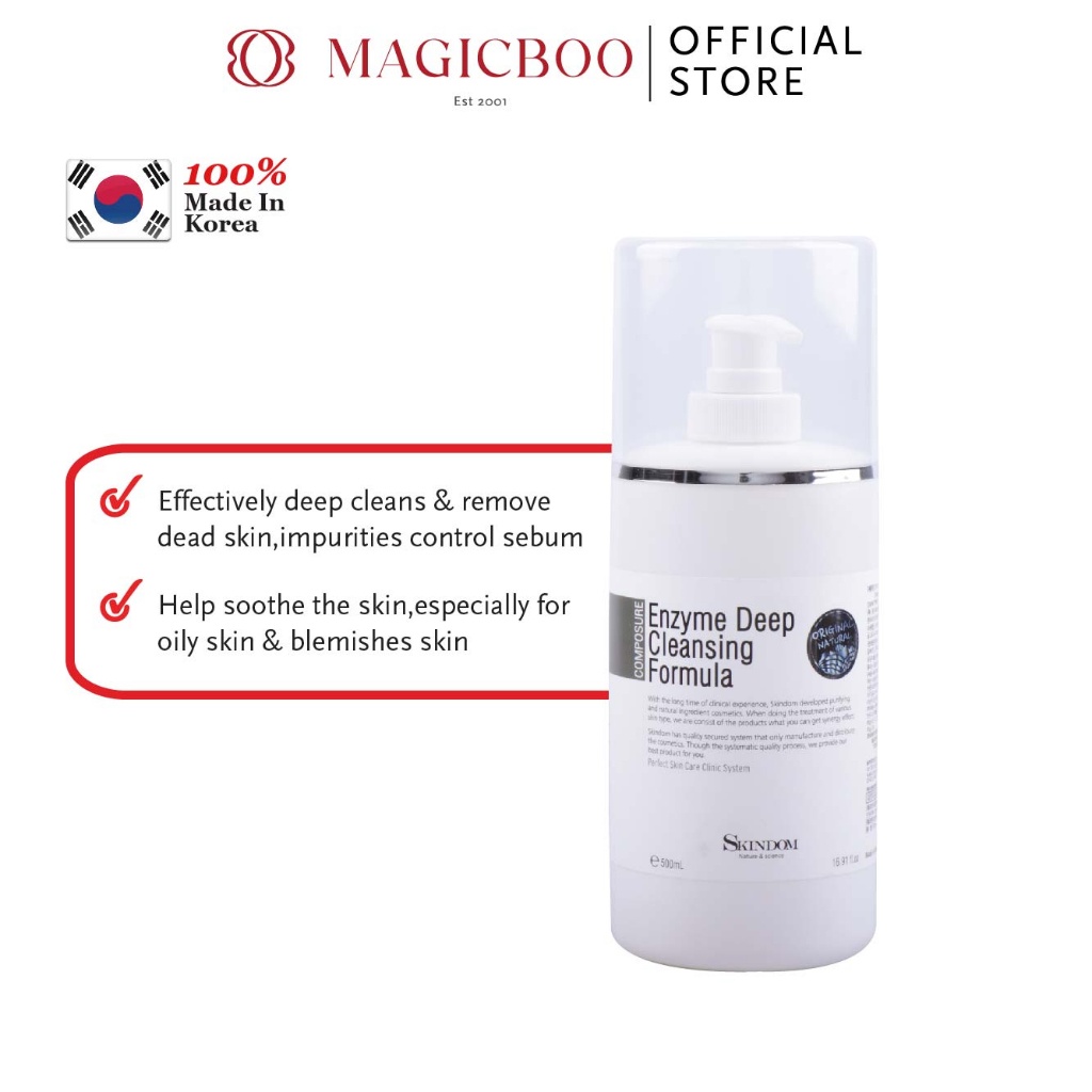 Magicboo Skindom Enzyme Deep Cleansing Formula 500ml | Shopee Malaysia