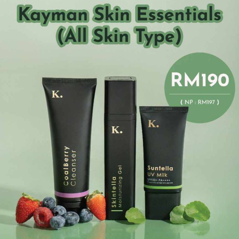 KAYMAN BEAUTY CoalFace Soap, CoalBerry, Rosa Glow Essence, Skintella ...