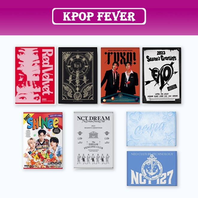 [ALADIN/YES24 POB] SM 2023 SEASON'S GREETINGS (NCT 127/NCT DREAM/WAYV/RED VELVET/AESPA/EXO/TVXQ ...