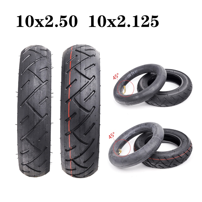 Tyre Tube 10X2 10X2.125 10X2.5 Elektrik e Bike Scooter Kids Baby Trolley Stroller Tayar tiub ...