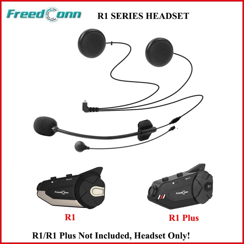 FreedConn R1 Earphone & Speaker Cable ONLY for R1 and R1 PLUS Headset ...