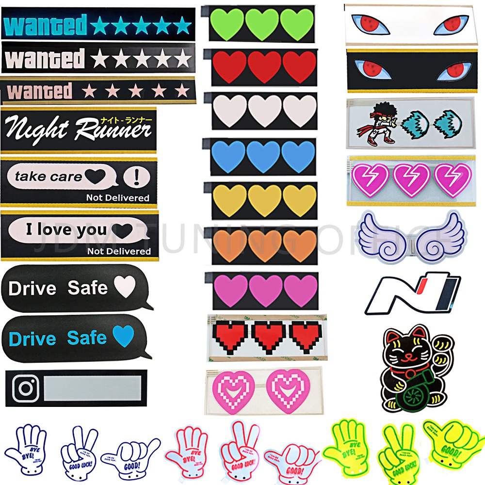 5 Stars Wanted Led Light Drive Safe Night Runner Glow Panel Take Care ...