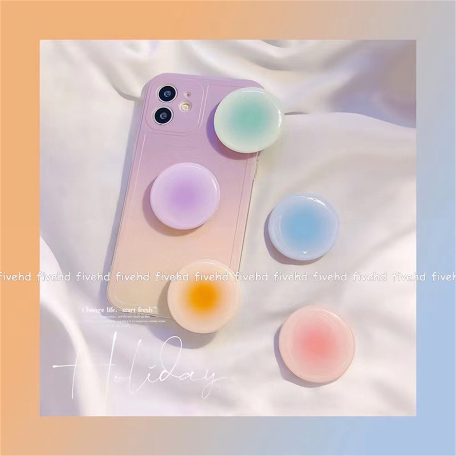 Color Gradient Airbag Bracket Ins Wind Simple Phone Holder Art Gradient ...