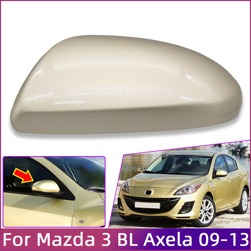 Rearview Mirror Cover Shell Housing Wing Side Mirror Cap For Mazda 3 ...
