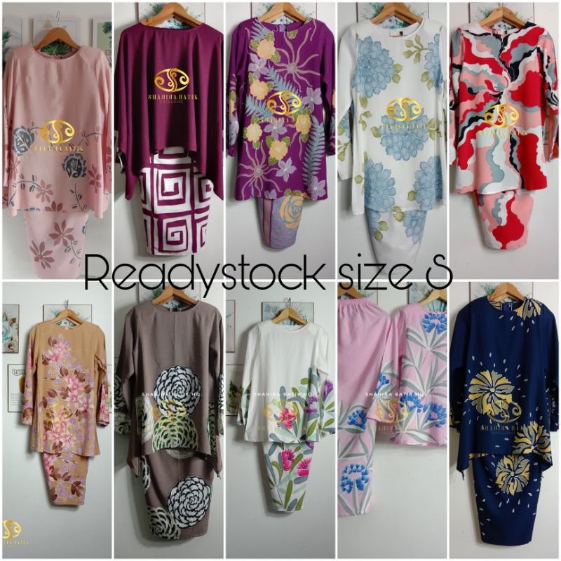 Readystock @ ready to wear baju batik saiz S | Shopee Malaysia