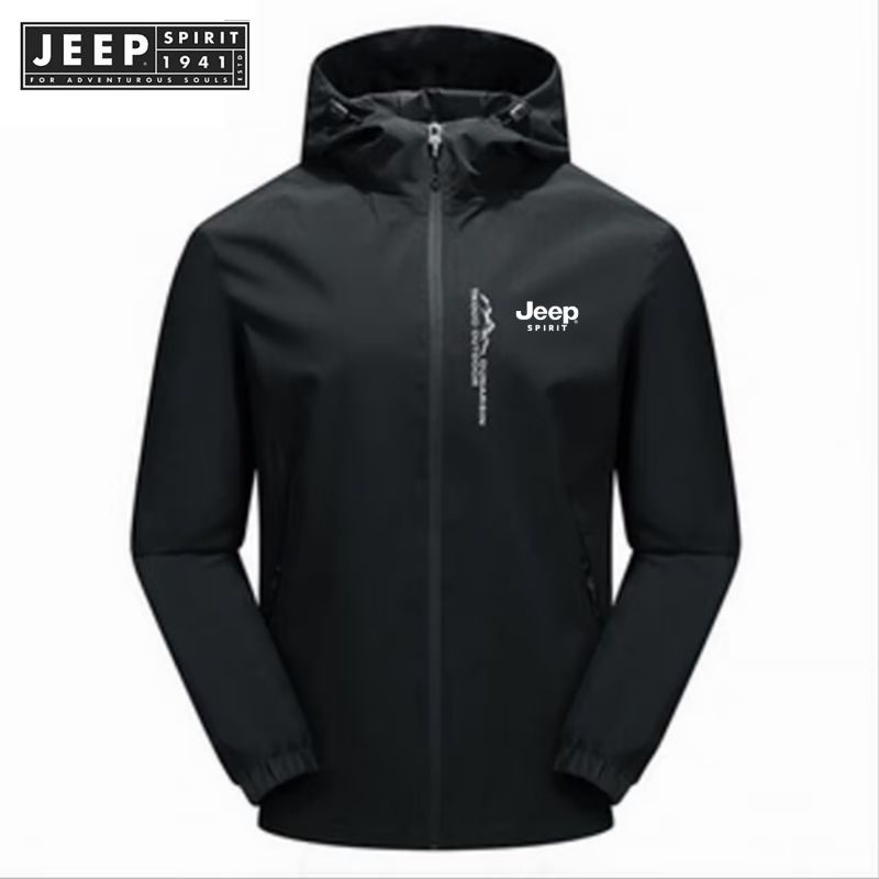 JEEP SPIRIT 1941 ESTD raincoat waterproof jacket mountaineering hiking ...