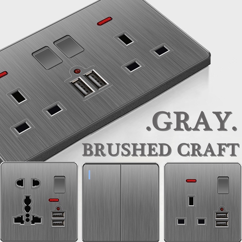 XCPOS wall light switch socket led indicator usb power socket PC ...