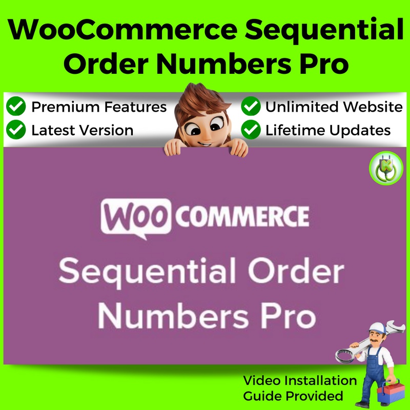 WooCommerce Sequential Order Numbers Pro WordPress Plugin [Pro Version ...