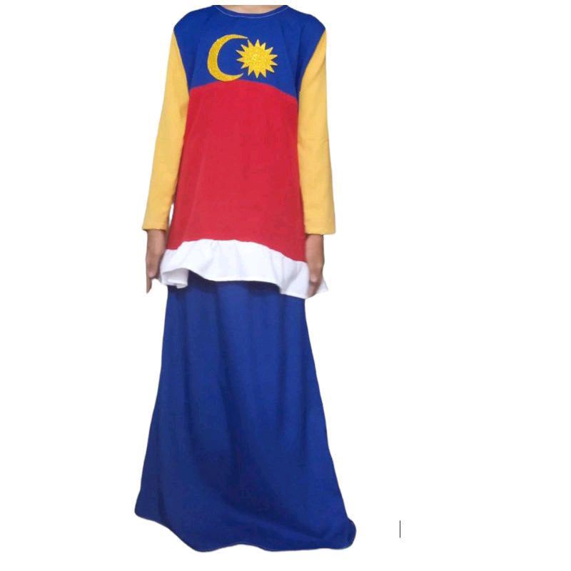 Baju merdeka kanak kanak&dewasa@kurung ropol | Shopee Malaysia