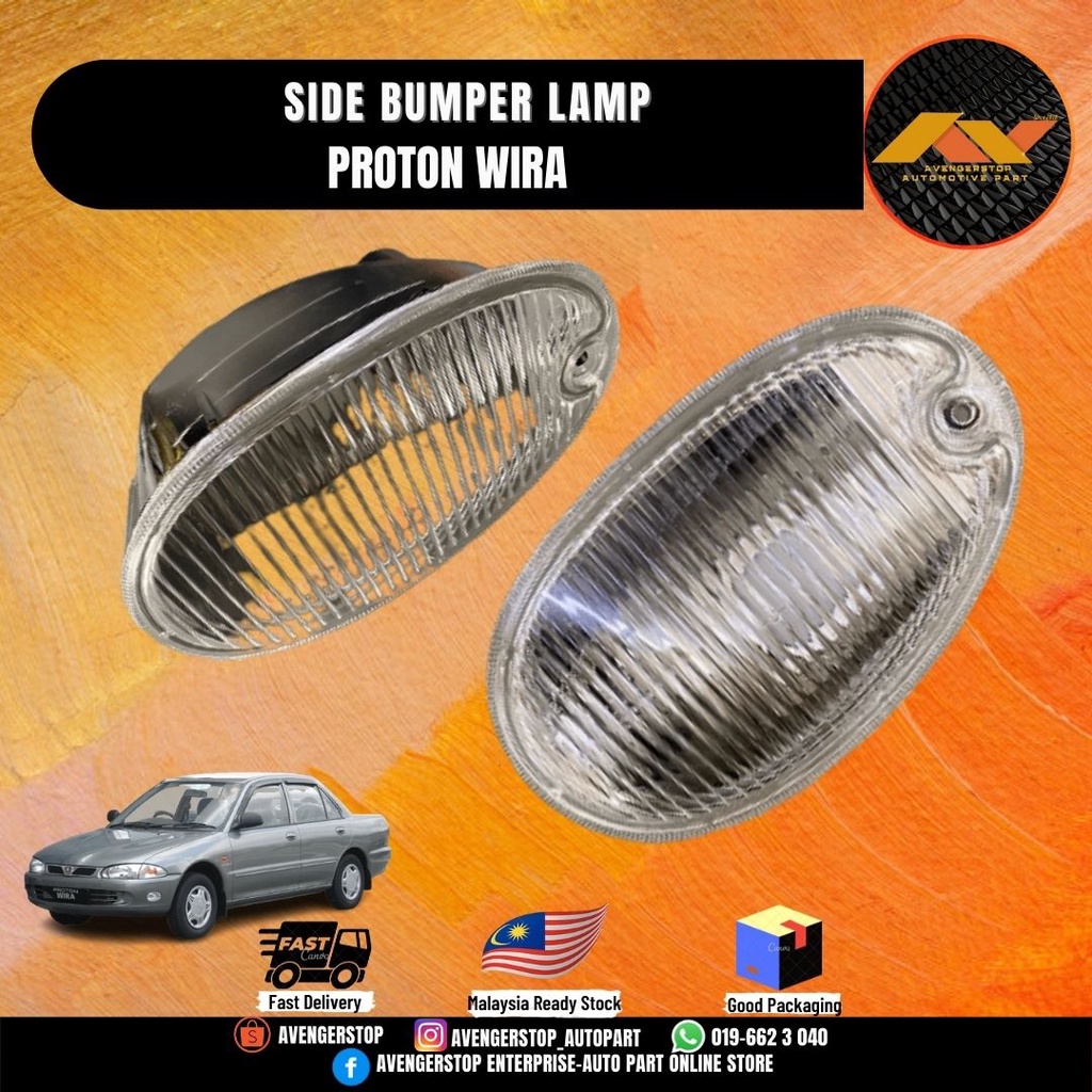 PROTON WIRA FRONT SIDE BUMPER LAMP LIGHT LAMPU TEPI BUMPER 100% HIGH ...