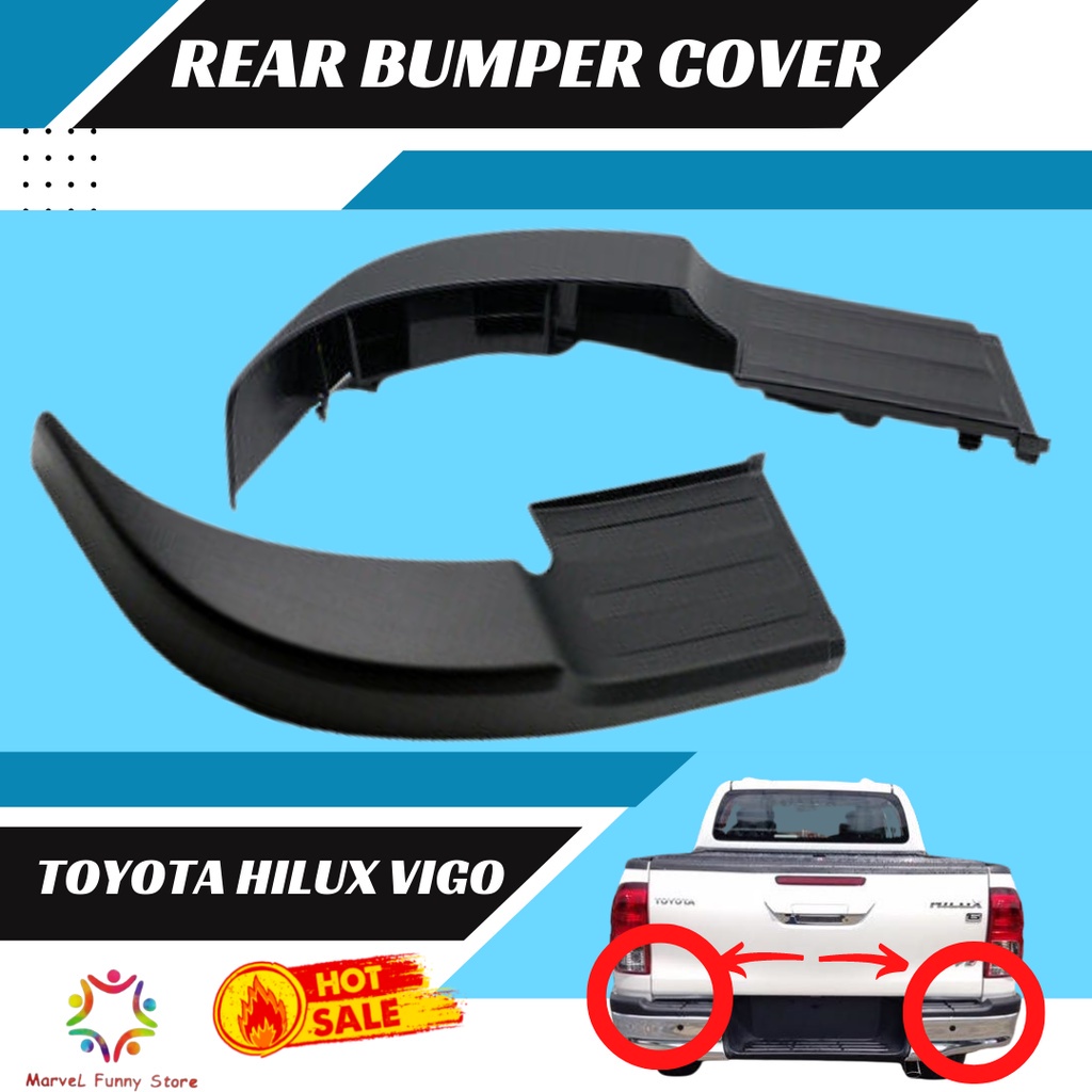 Toyota Hilux Revo Rear Bumper Side Cover Back Belakang | Shopee Malaysia