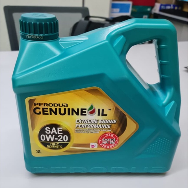 Perodua Axia / Alza / Bezza / Myvi Sae 0W - 20 Fully Synthetic Engine ...