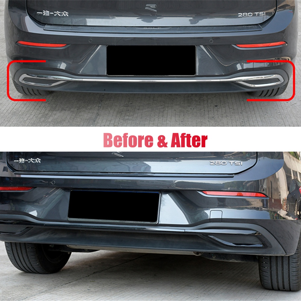 Gloss Black ABS Racing Durability Rear Diffuser For Volkswagen VW Golf ...