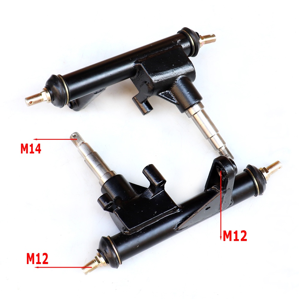1 Pair 240mm Steering Strut Knuckle Spindle Fit For 110cc 150cc 200cc ...