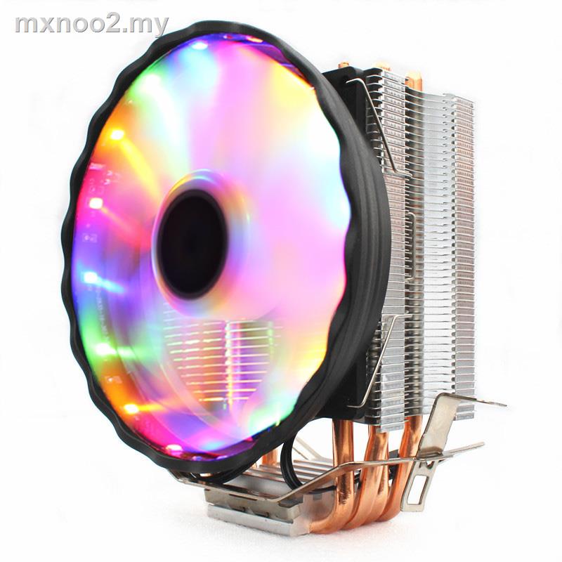 (new)4 copper tube CPU radiator mute 775AMD1155 desktop computer ...