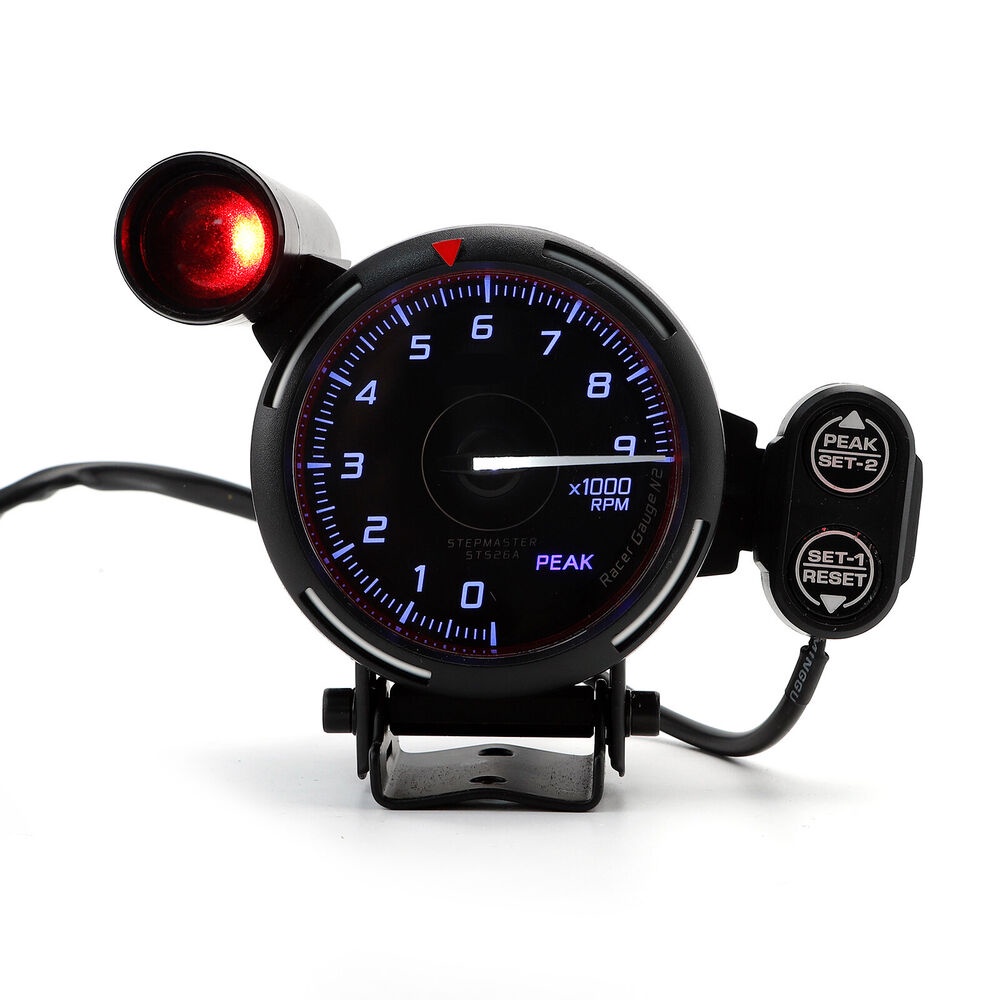 Racing Car 12V 7 Colors 3.75'' Tachometer Tacho Gauge LED 0-9000 RPM ...