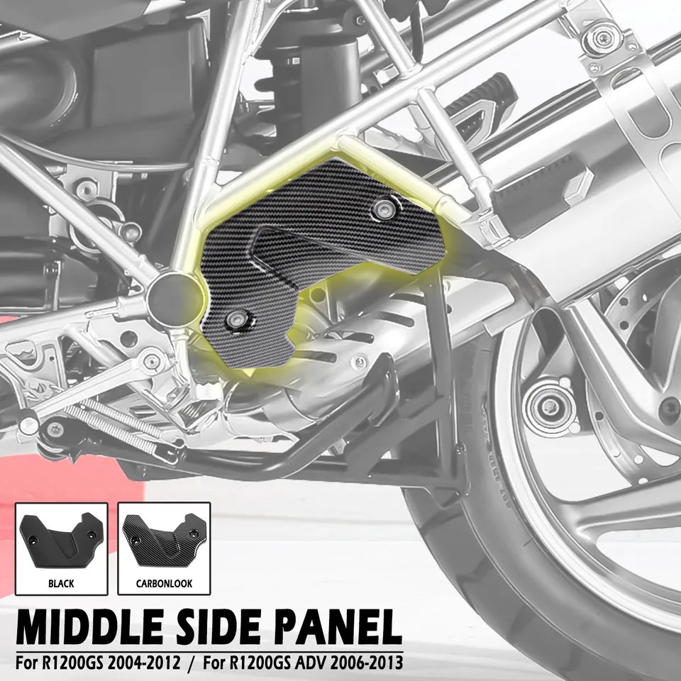 For BMW R1200GS ADV Adventure R 1200 GS Exhaust Flap Cover Upper Frame ...