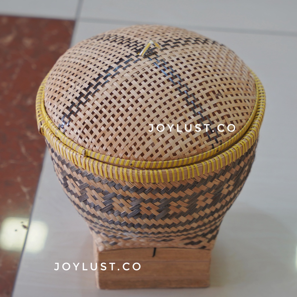 Bakul beras bijirin herba rice basket traditional deco | Shopee Malaysia