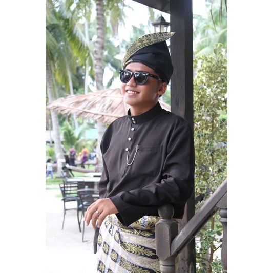tanjak hitam mix songket dewasa dan kanak-kanak | Shopee Malaysia