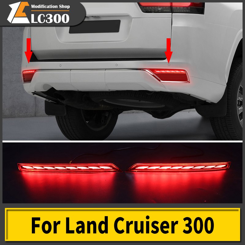 For Toyota Land Cruiser 300 Bumper Light LED Dynamic Light Modification ...