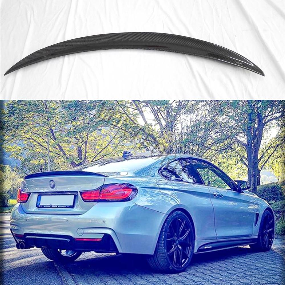 for BMW F32 Coupe P Rear Spoiler Carbon Fiber Add-on type Trunk Wings ...