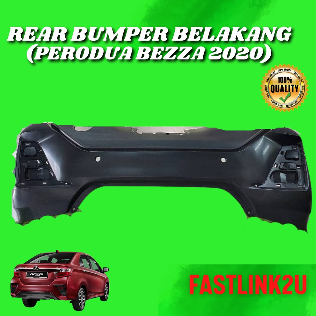 Fastlink Perodua Bezza 2020 Rear Bumper ( 2nd Model ) PP Plastic ...