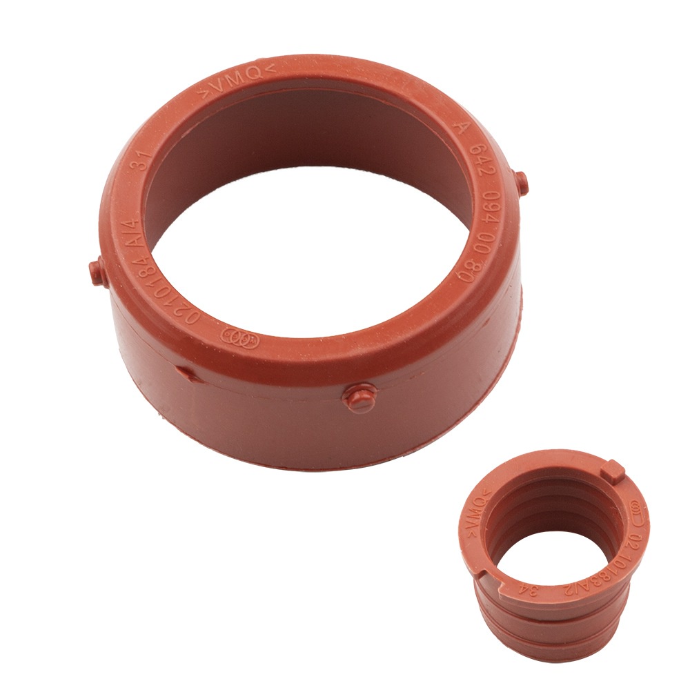 Auto Rubber Turbo & Breather Intake Seal Kit For Mercedes Benz OM642 ...