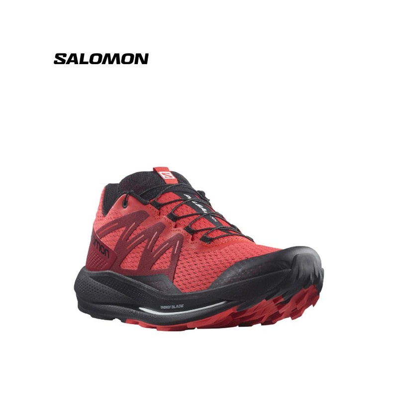 Salomon Men's Pulsar Trail Running Shoes Poppy Red/Biking Red/Black ...