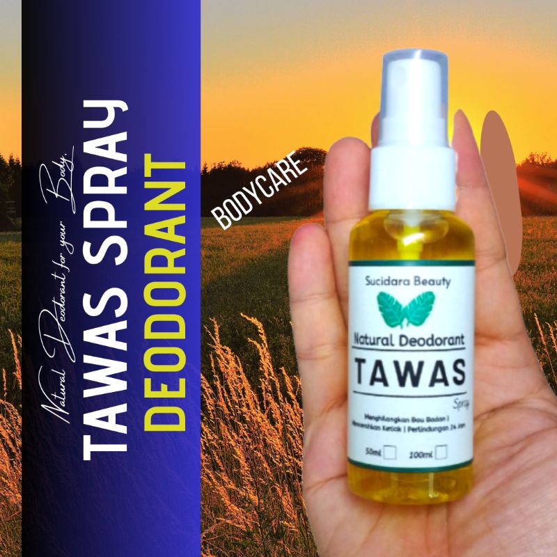 Tawas Natural Deodorant SPRAY 💥 Pencerah Ketiak Spray Alami Tawas ...