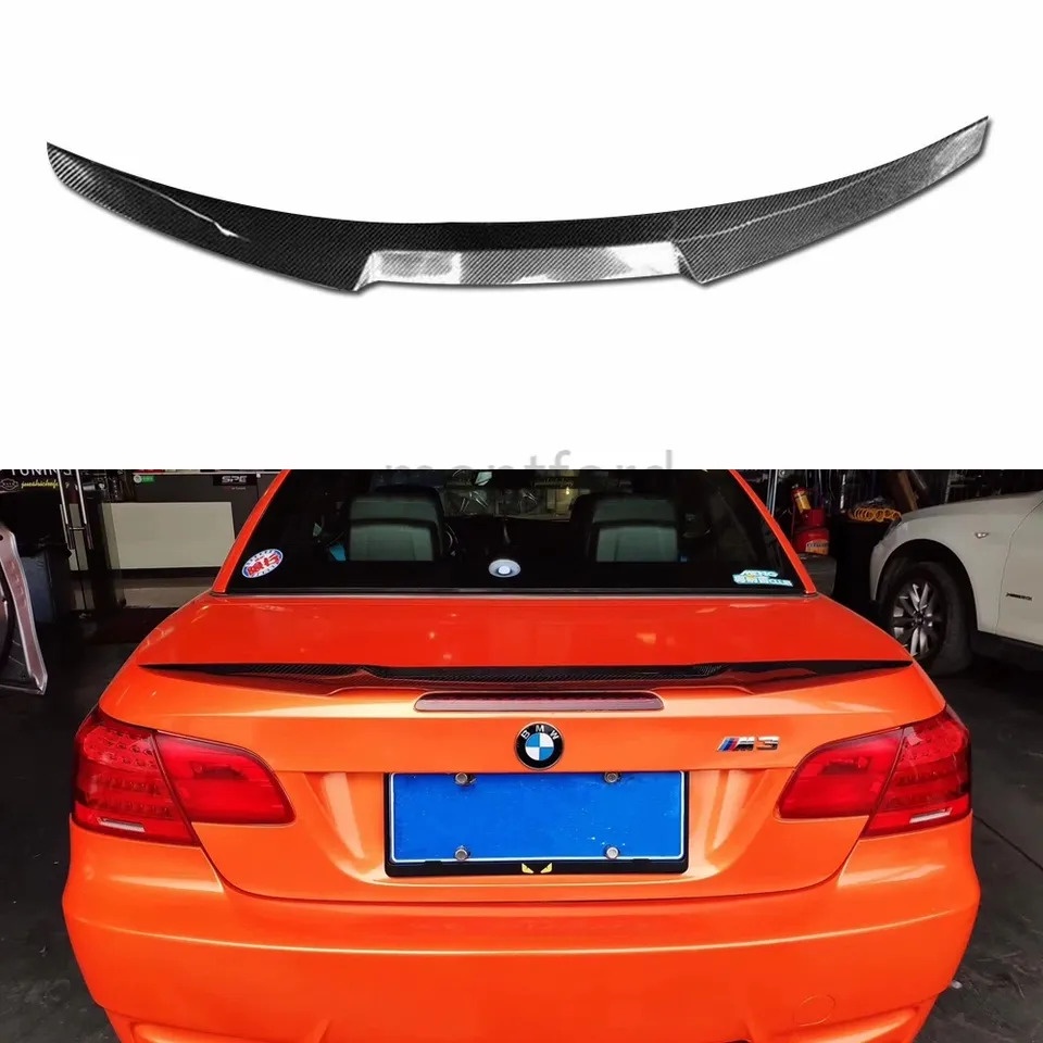 M4 Style Carbon Fiber Rear Roof Spoiler Trunk Lip Wing For BMW 3 Series ...