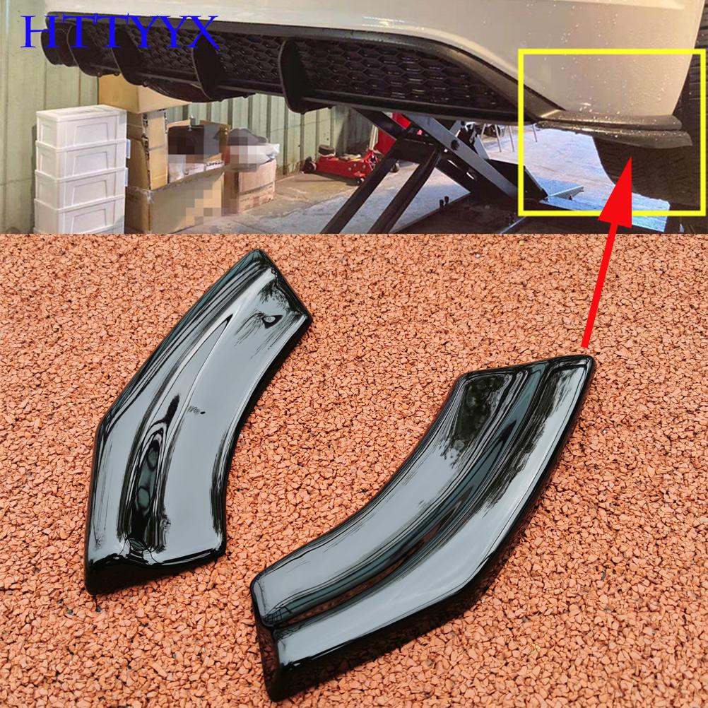 HTTYYX Gloss Black Rear Bumper Diffuser Valance For Volkswagen POLO Mk6 ...