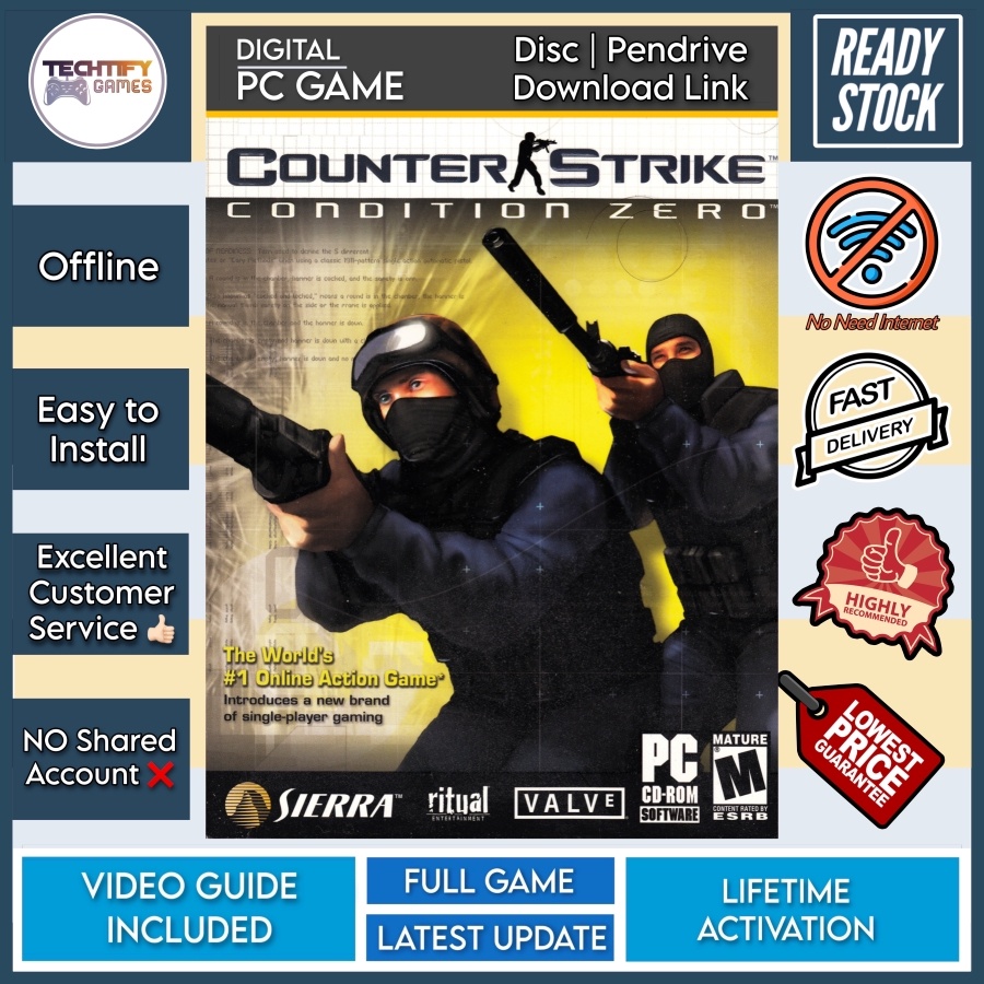 [PC Game] Counter Strike Condition Zero (CS:CZ) - Offline [Disc ...