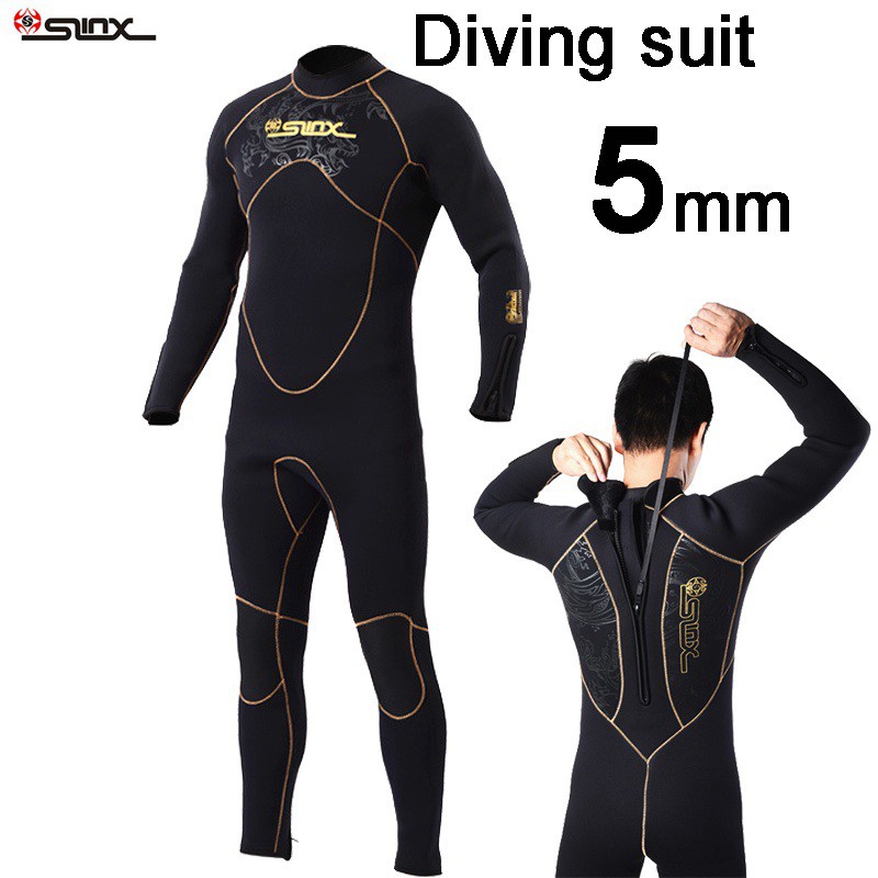 Diving Suit 5mm Neoprene Wetsuit Scuba Diving Underwater Hunting ...