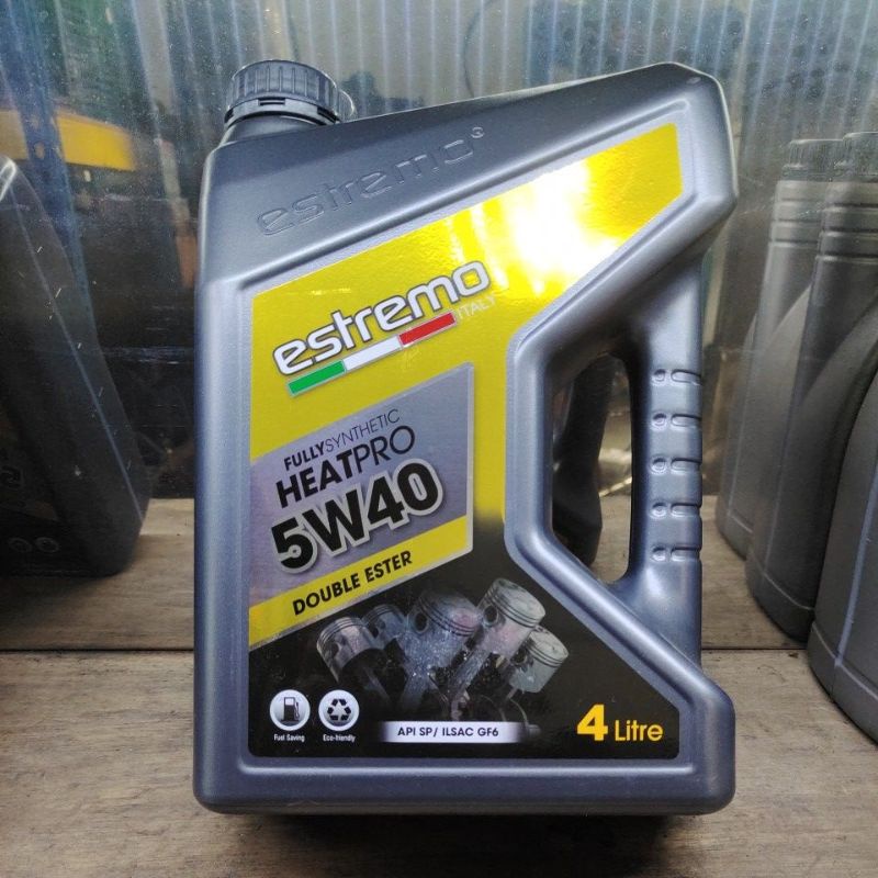 Estremo HEATPRO 5w40 Double Ester fully synthetic 4L | Shopee Malaysia