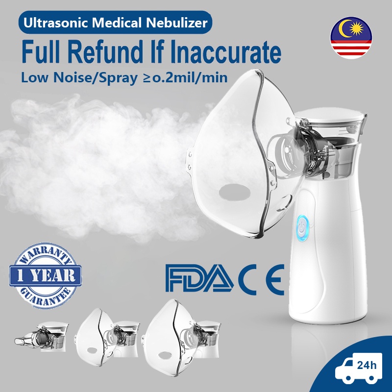 Ultrasonic Nebulizer Machine Portable Steam Ventoline Inhaler Mesh ...