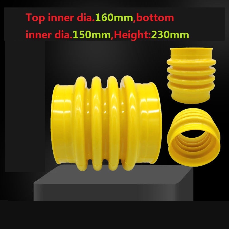 Tamping bellows top bottom inner diameter 160mm 150mm height 230mm ...