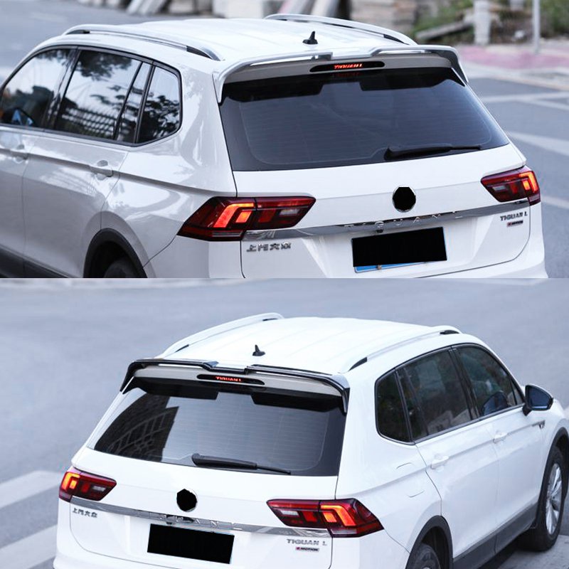 Suitable For Volkswagen Tiguan Spoiler True Gloss Carbon Fiber Rear ...