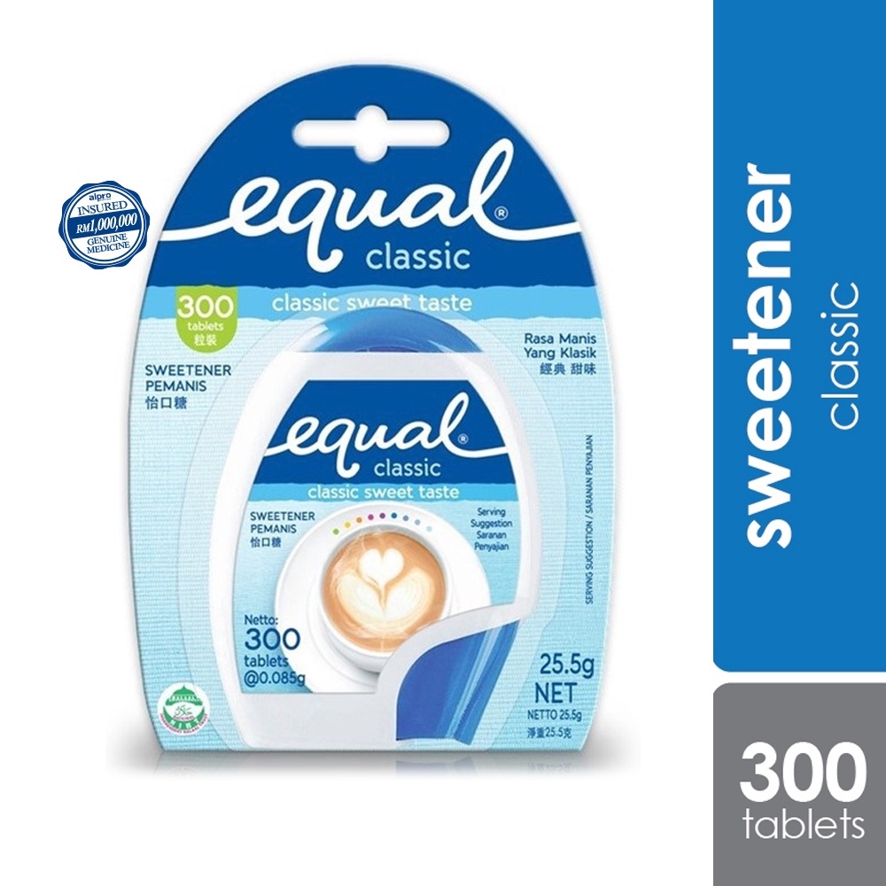 Equal Classic Tablet 300s(Sweetener) | Shopee Malaysia