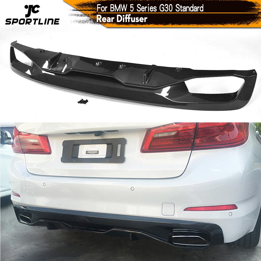 JC Carbon Fiber / FRP Rear Diffuser Lip Spoiler Bumper Guard for BMW ...
