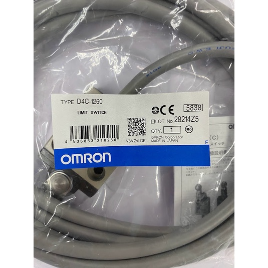 OMRON SAFETY LIMIT SWITCH D4C-1260 (IBD) | Shopee Malaysia